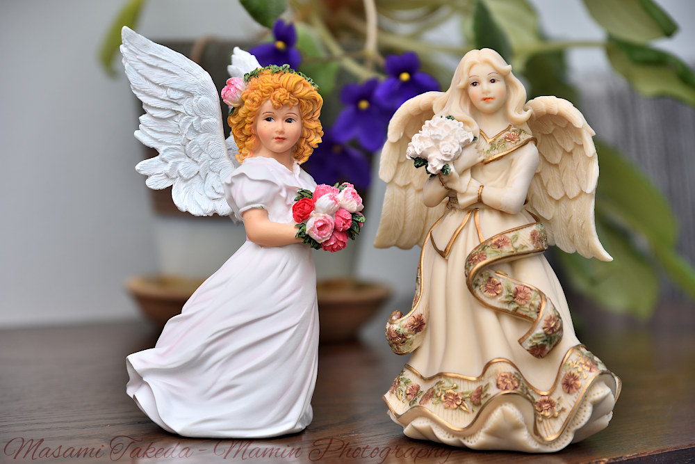 Sarah's Angels Innocence and Sandra Kuck Spring Angel figurines - Mamin ...